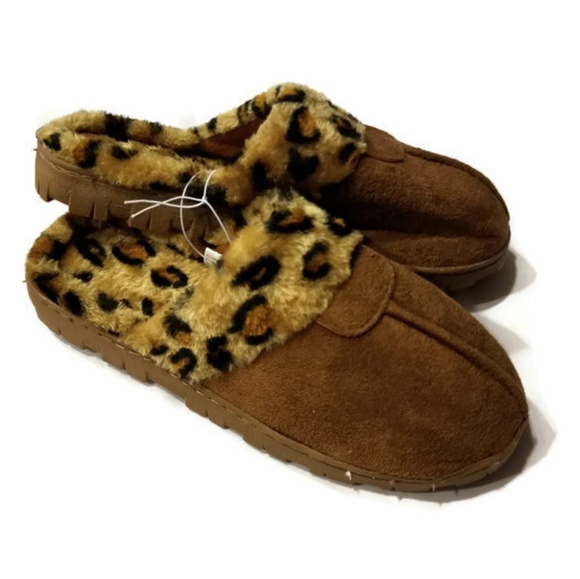 Shoes | Womens Leopard Print Slippers | Poshmark
